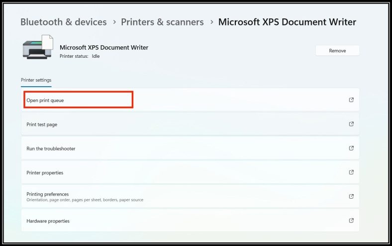 How To Clear the Printer Queue in Windows 11 - Pttrns