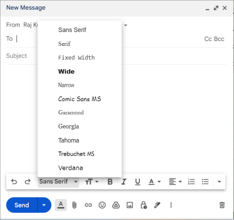 How to Change the Font in Gmail? - Pttrns