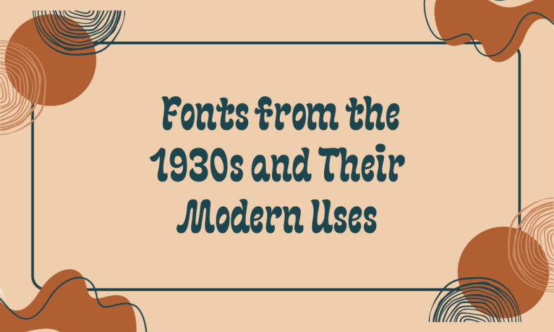 18 Fonts from the 1930s and Their Modern Uses - Pttrns