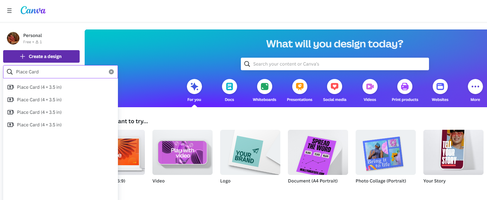How To Print Place Cards From Canva Pttrns