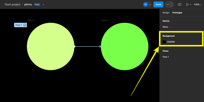 How To Change Figma Prototype Background Color - Pttrns