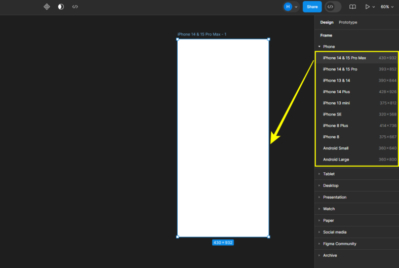 How To Add iPhone Frame in Figma - Pttrns