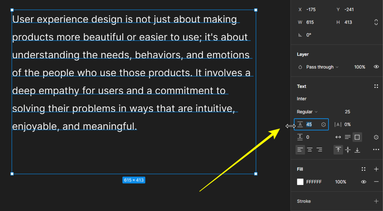 How To Change Line Spacing in Figma - Pttrns