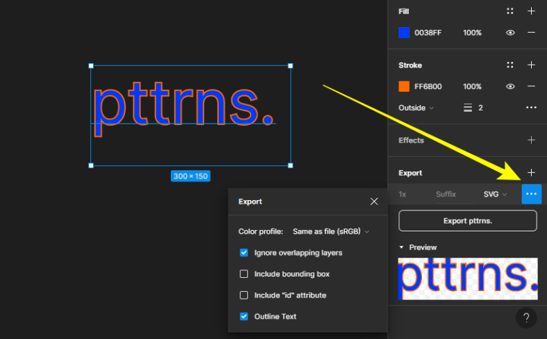 How To Export SVG From Figma - Pttrns