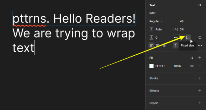 How To Wrap Text in Figma - Pttrns