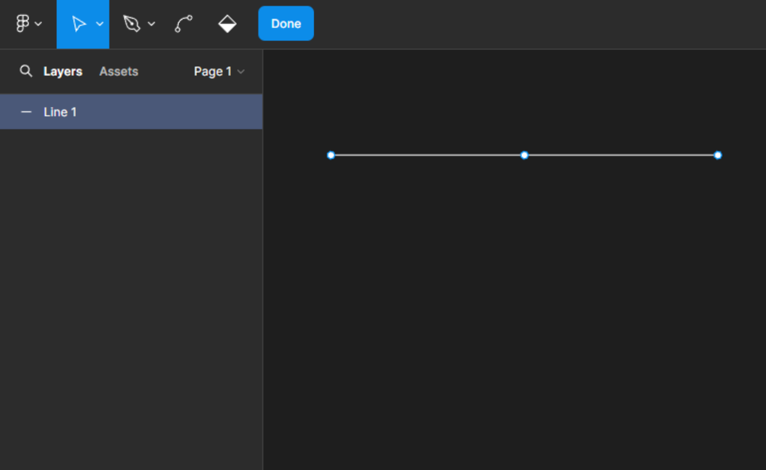 How To Bend a Line in Figma - Pttrns