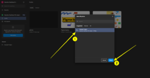 How To Move Figma File From Draft to Project - Pttrns