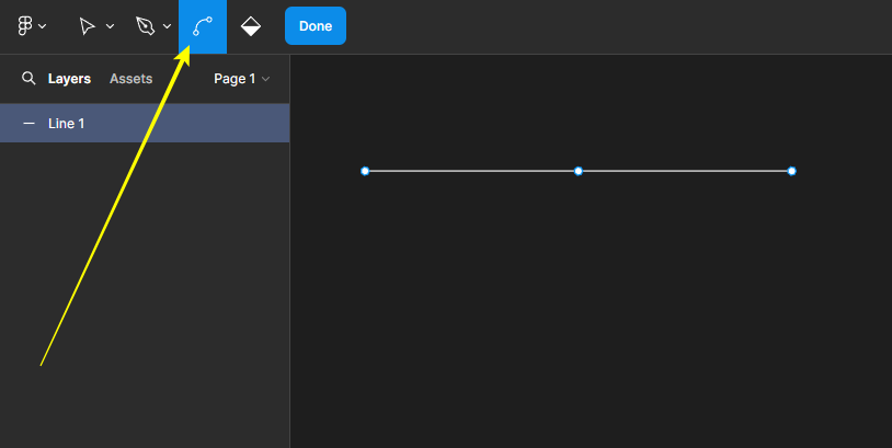 How To Bend a Line in Figma - Pttrns