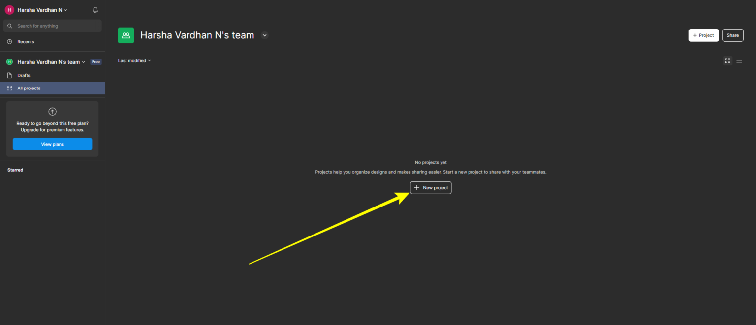 How To Move Figma File From Draft to Project - Pttrns