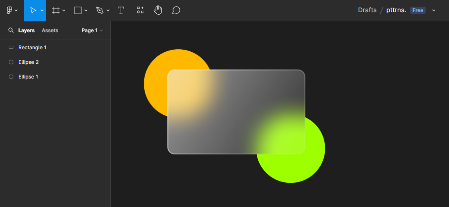 How To Make Glass Effect in Figma - Pttrns