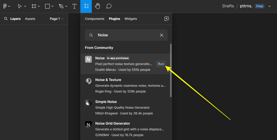 How To Add Noise in Figma - Pttrns