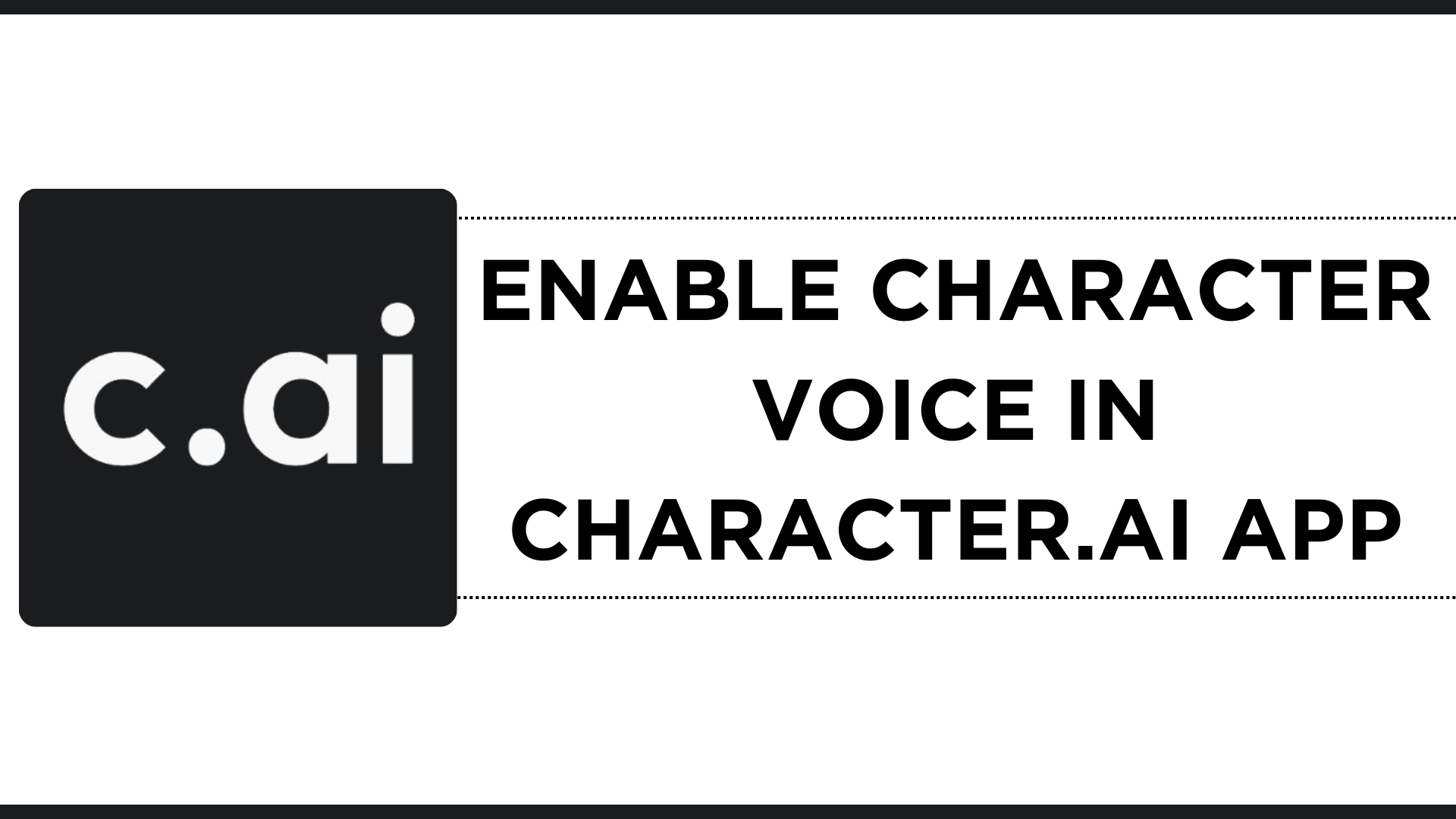 How To Enable Character Voice in Character.AI App - Pttrns