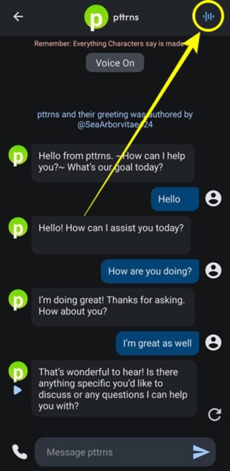 How To Enable Character Voice in Character.AI App - Pttrns